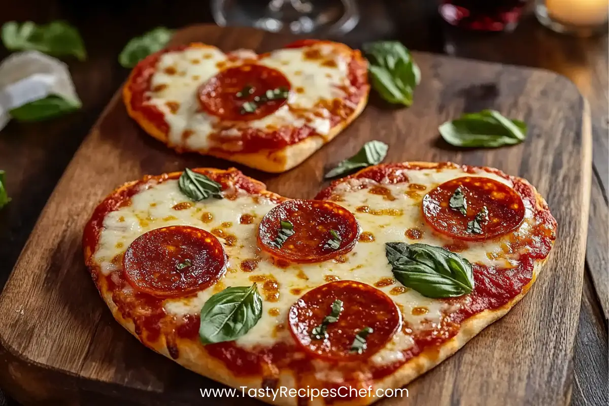 Heart-Shaped Pizzas: A Romantic Dinner Idea - Tasty Recipes Chef