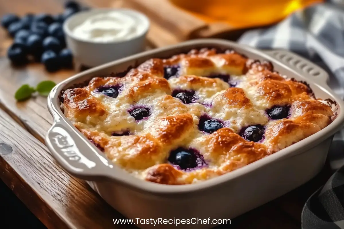 Blueberry Cottage Cheese Breakfast Bake - Tasty Recipes Chef