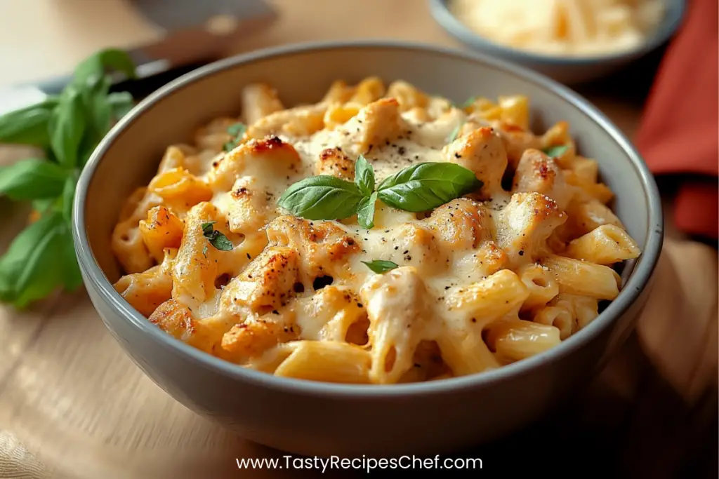 Cheesy Chicken Pasta: Quick & Tasty Recipe - Tasty Recipes Chef