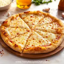 Garlic Cheese Pizza: Cheesy & Garlicky Bliss - Tasty Recipes Chef
