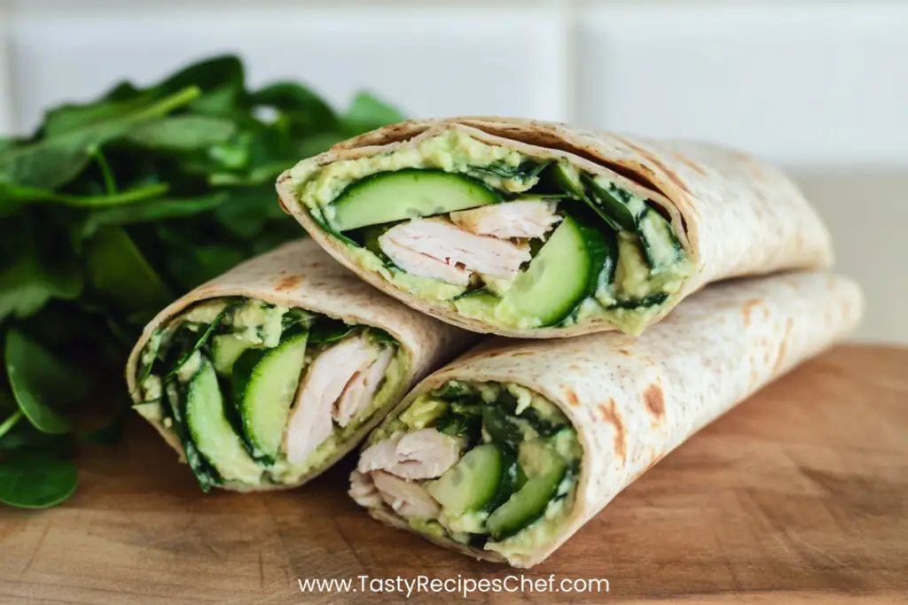 Healthy 1-Minute Lunch Wraps: Quick & Tasty - Tasty Recipes Chef