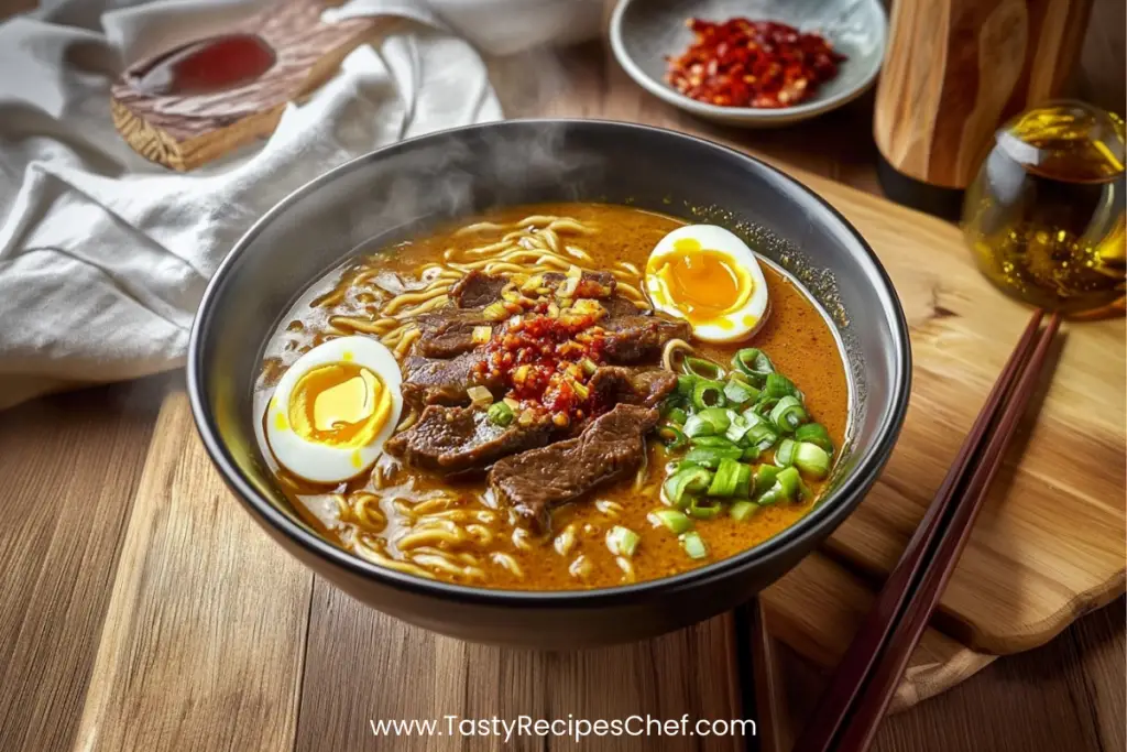 Japanese Beef Curry Ramen: Bold & Savory - Tasty Recipes Chef