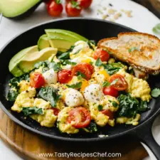 Vegetable Scramble: Quick & Tasty Breakfast - Tasty Recipes Chef