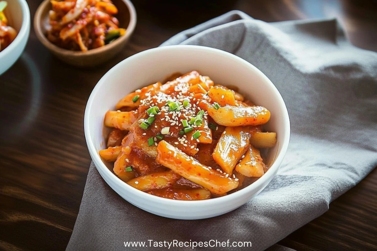 Easy Tteokbokki Recipe - Tasty Recipes Chef