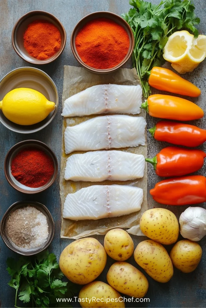 Spicy Moroccan Fish in Rich Sauce Recipe - Tasty Recipes Chef