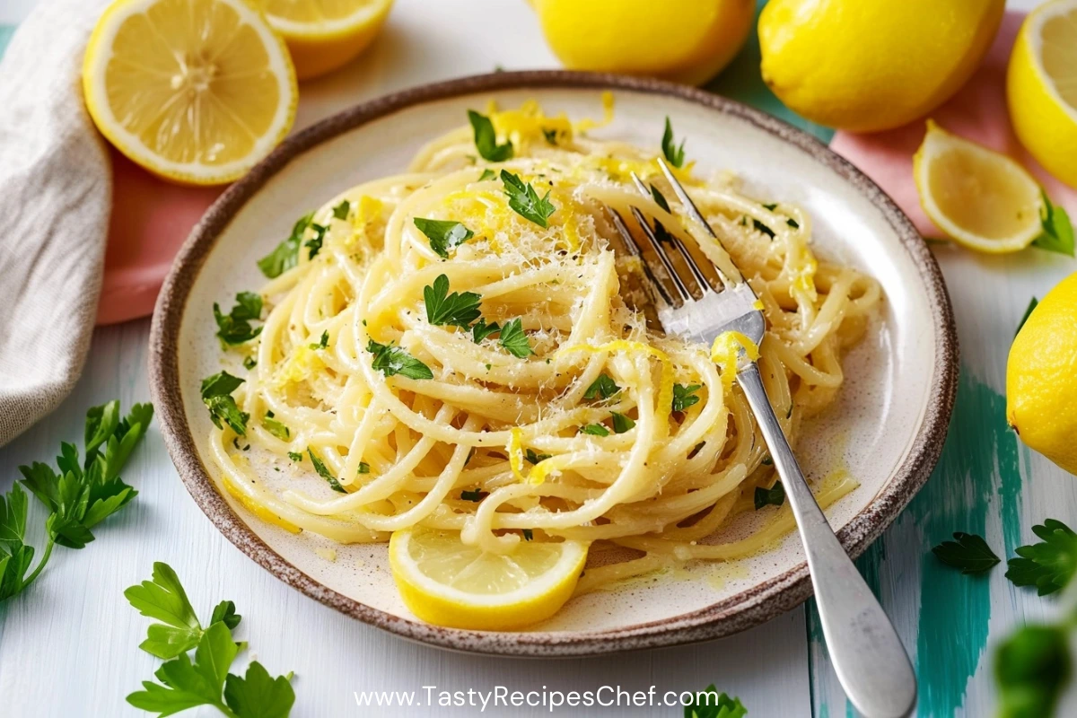 Lemon Pasta: A Simple and Flavorful Guide - Tasty Recipes Chef