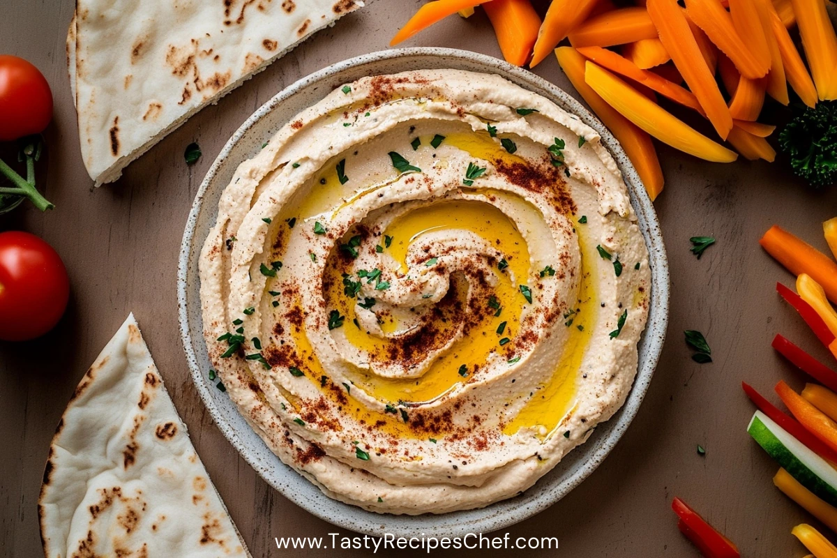 The Best Homemade Hummus - Tasty Recipes Chef