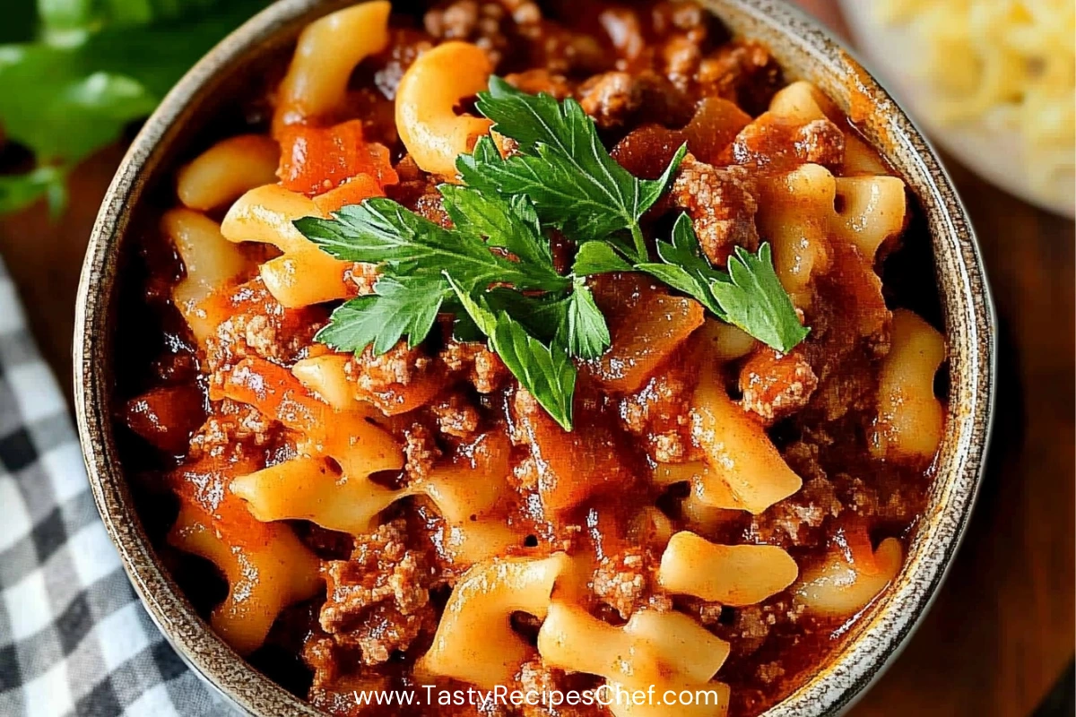 American Goulash Recipe - Tasty Recipes Chef