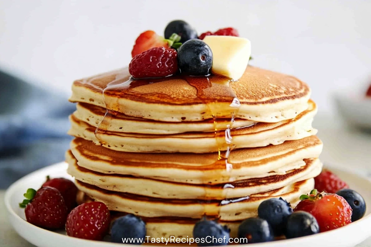 American Pancakes Recipe: Easy & Fluffy - Tasty Recipes Chef