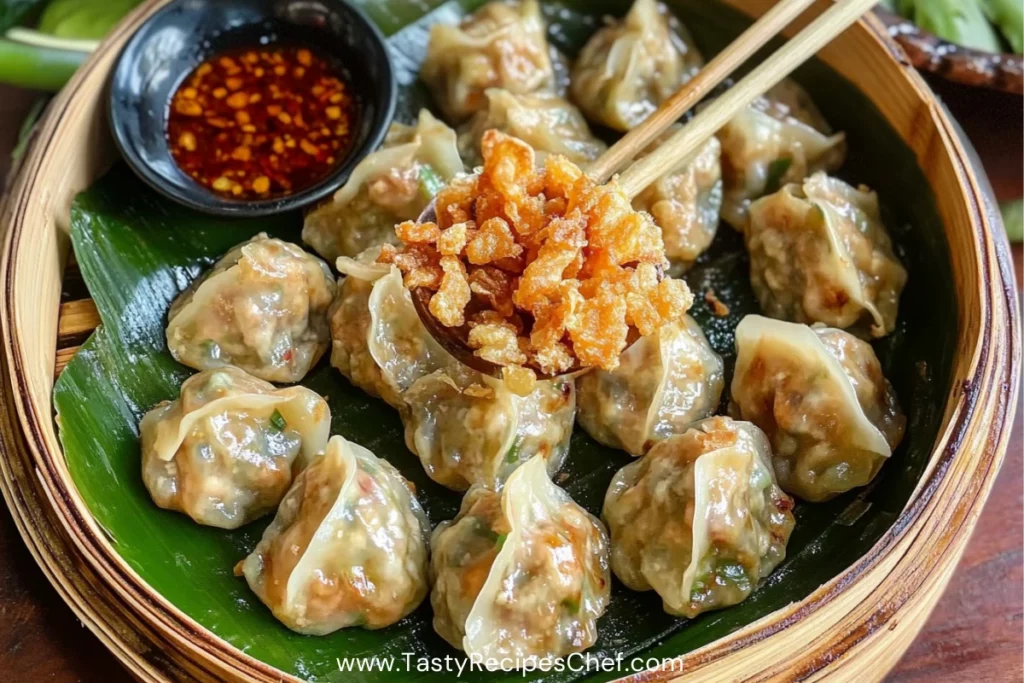 Authentic Kanom Jeeb: Thai Dumplings to Try - Tasty Recipes Chef