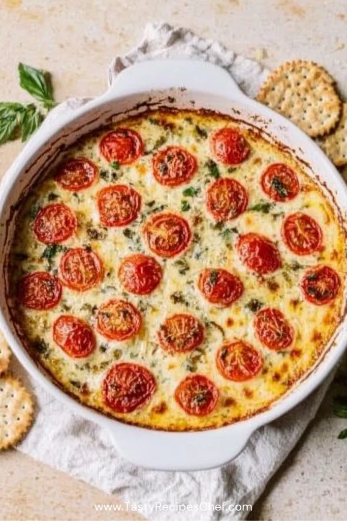 Easy Caprese Dip: Cheesy and Fresh Delight - Tasty Recipes Chef