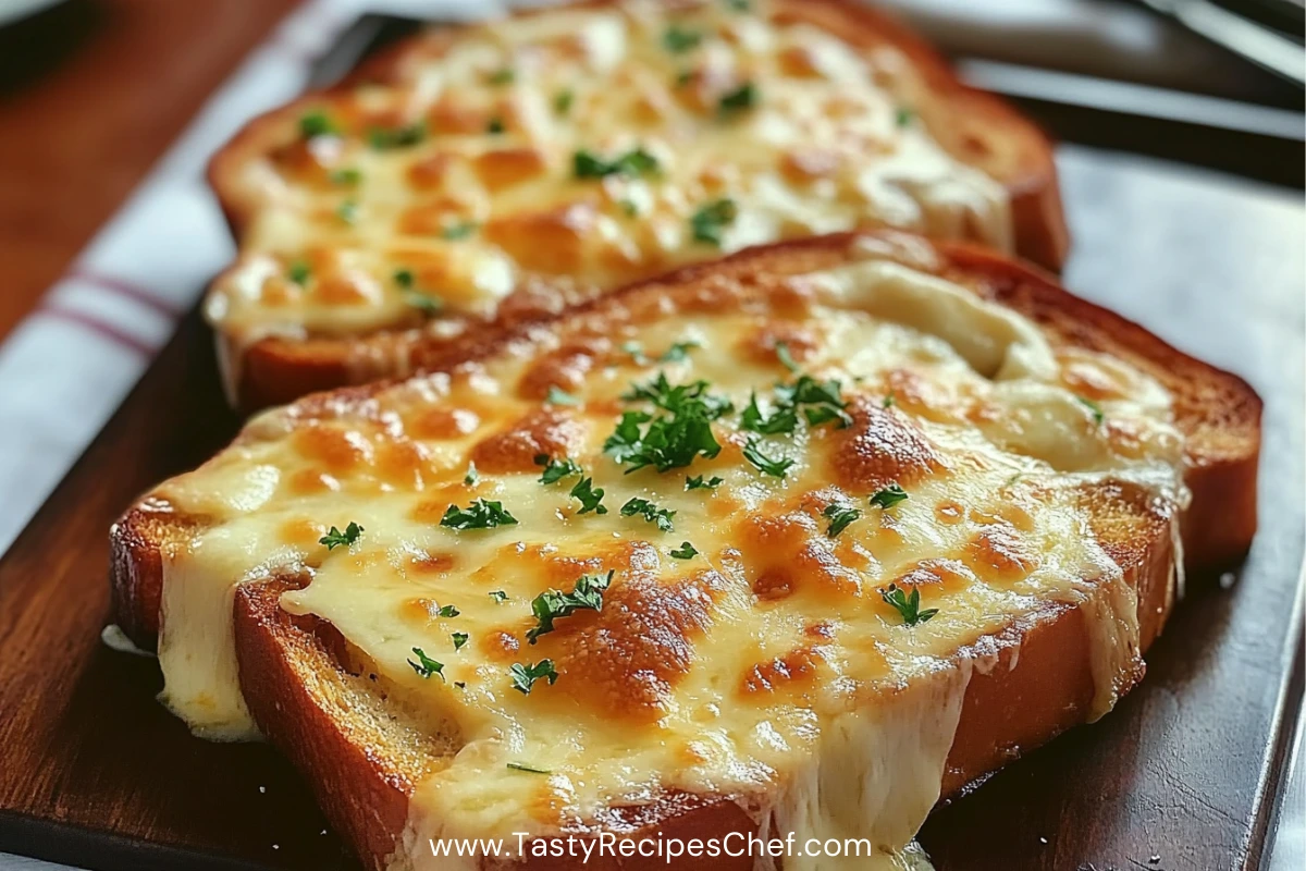 Cheesy Texas Toast: Easy & Irresistible - Tasty Recipes Chef
