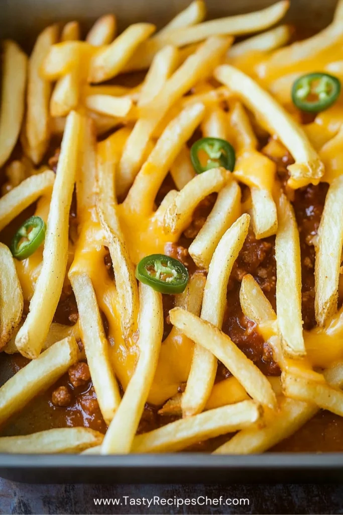 Chilli Cheese Fries: Bold, Cheesy Indulgence - Tasty Recipes Chef