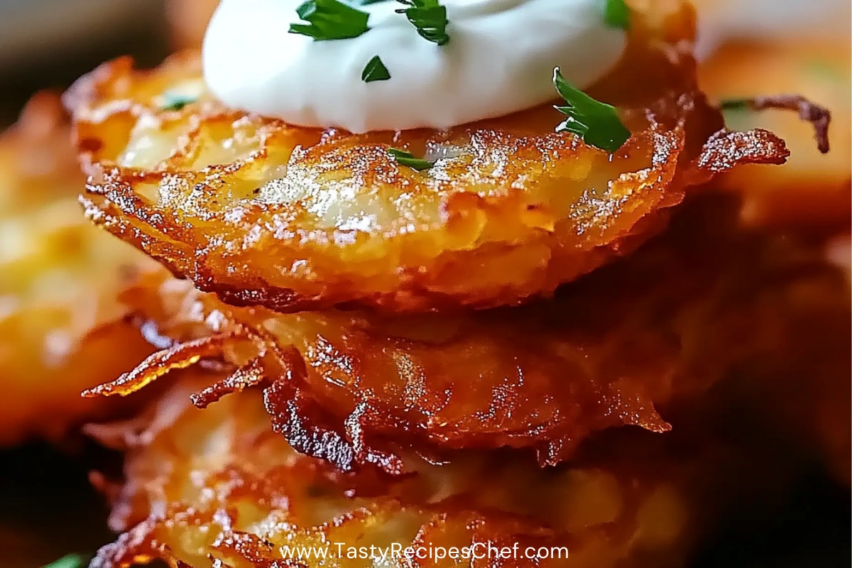Crispy Amish Onion Fritters Recipe - Tasty Recipes Chef