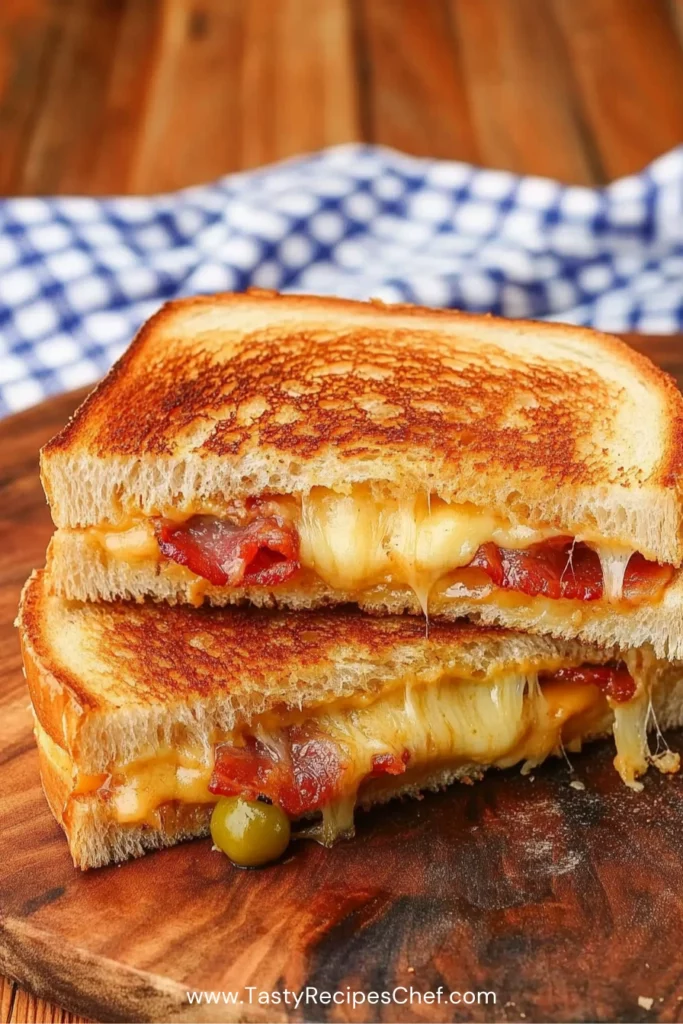 Bacon Grilled Cheese Sandwich Recipe - Tasty Recipes Chef