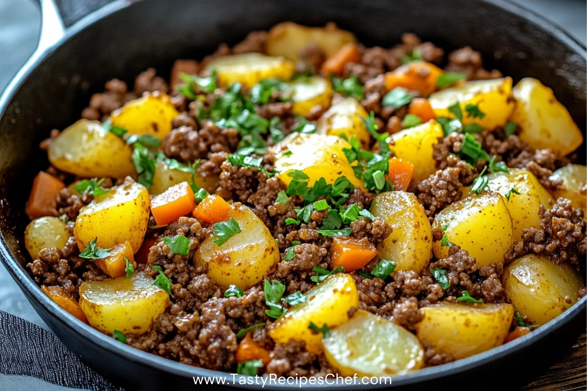 Ground Beef and Potatoes: A Cozy Classic - Tasty Recipes Chef