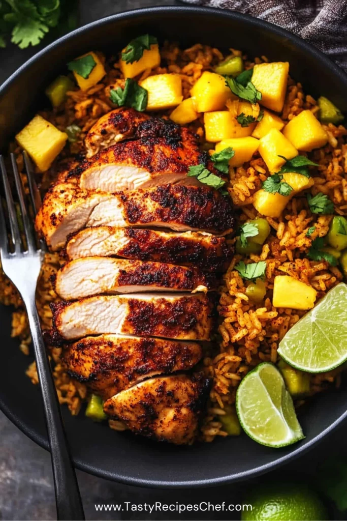 One Pot Cajun Chicken and Rice - Tasty Recipes Chef