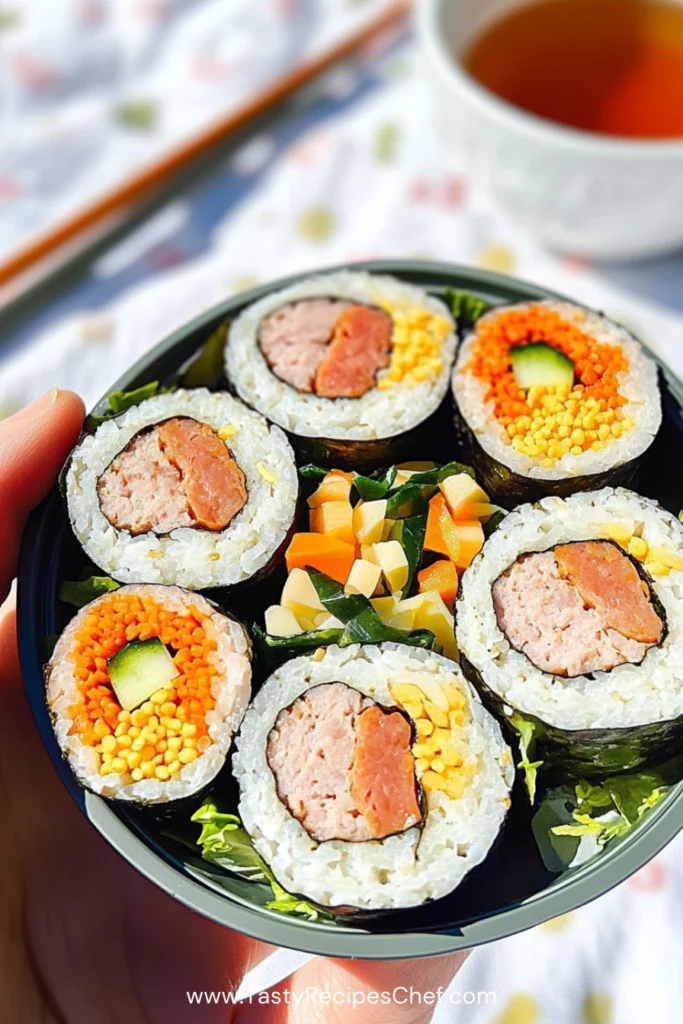 Sausage Kimbap: Korean Flavor Roll - Tasty Recipes Chef