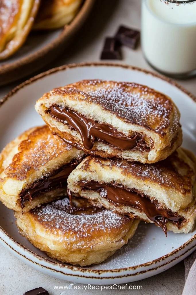 Fried Nutella Pancake Sandwich - Tasty Recipes Chef