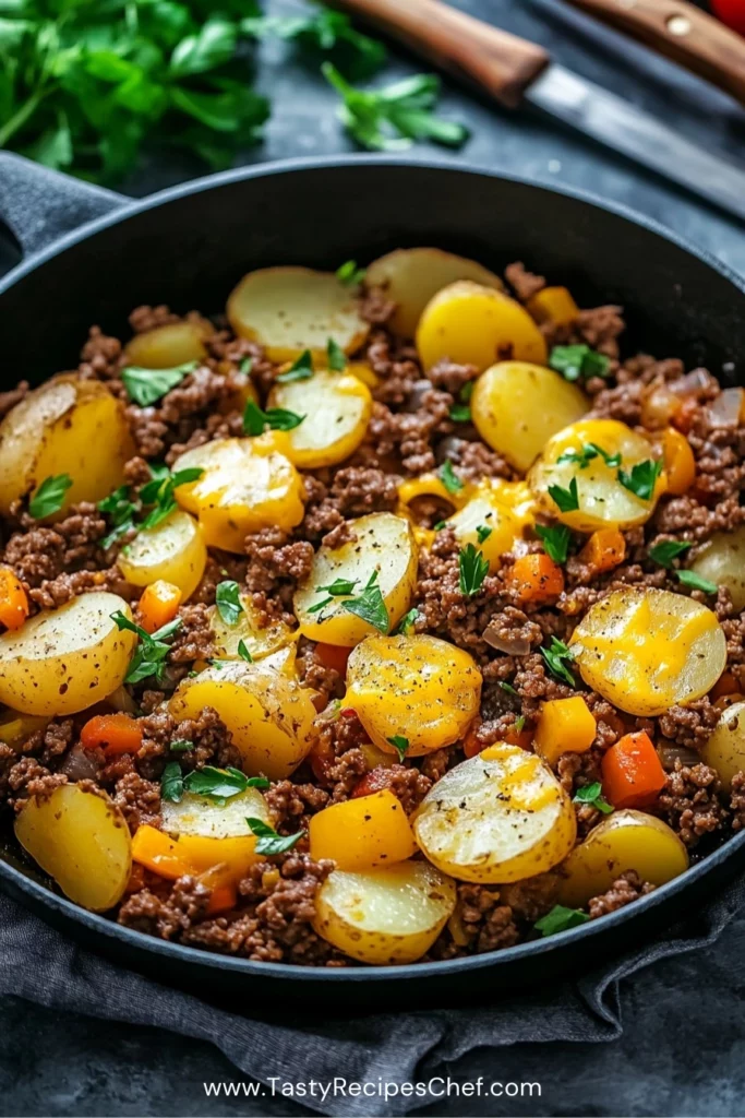 Ground Beef and Potatoes: A Cozy Classic - Tasty Recipes Chef