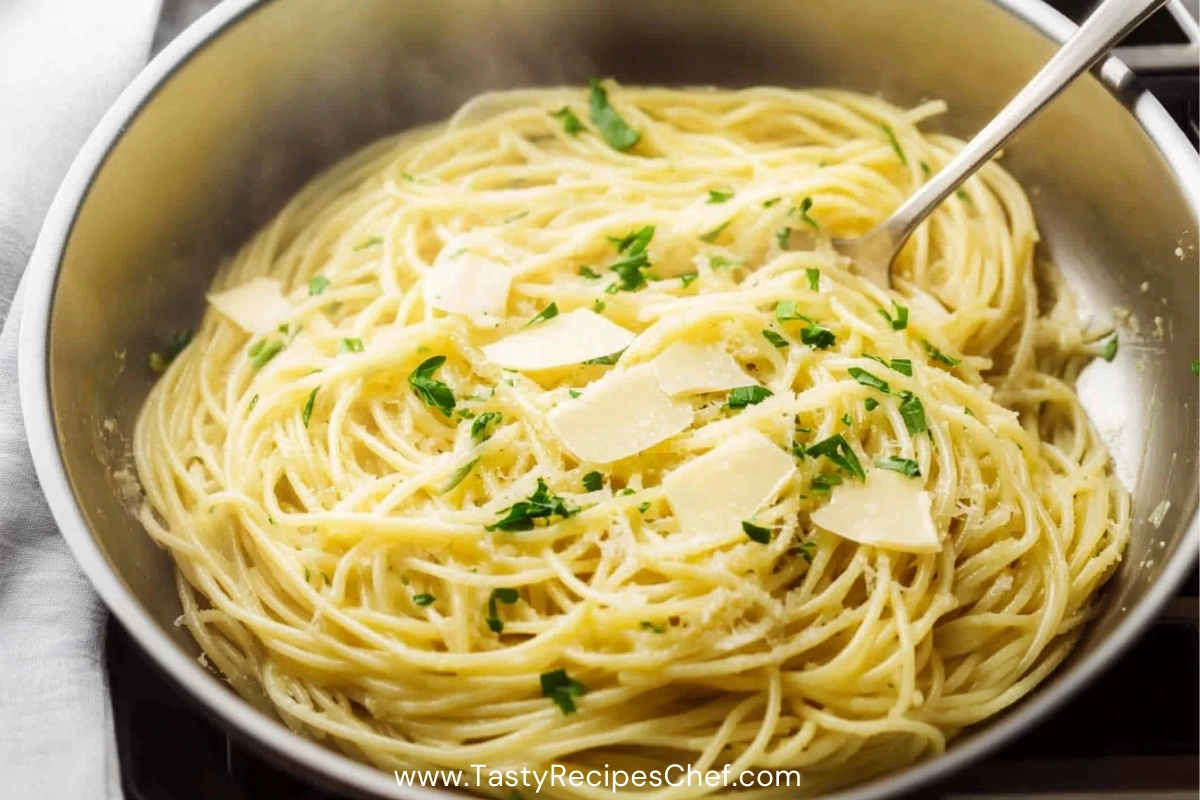Garlic Butter Pasta: Quick and Creamy - Tasty Recipes Chef