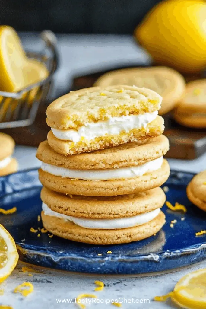 Lemon Cream Cookies Recipe - Tasty Recipes Chef