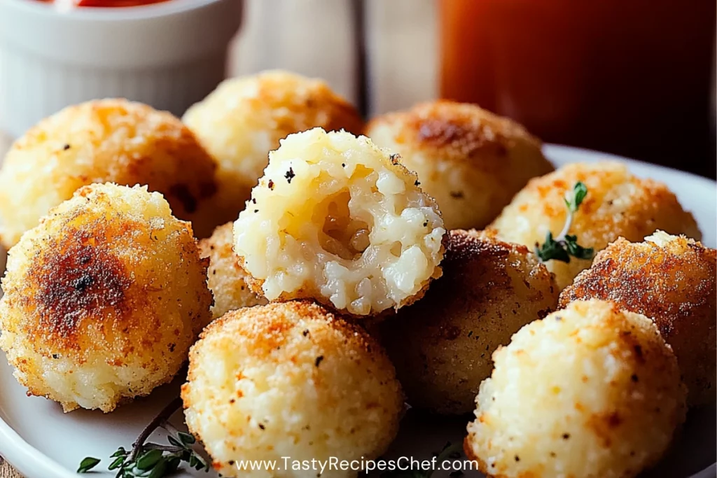 Crispy Italian Arancini Recipe - Tasty Recipes Chef