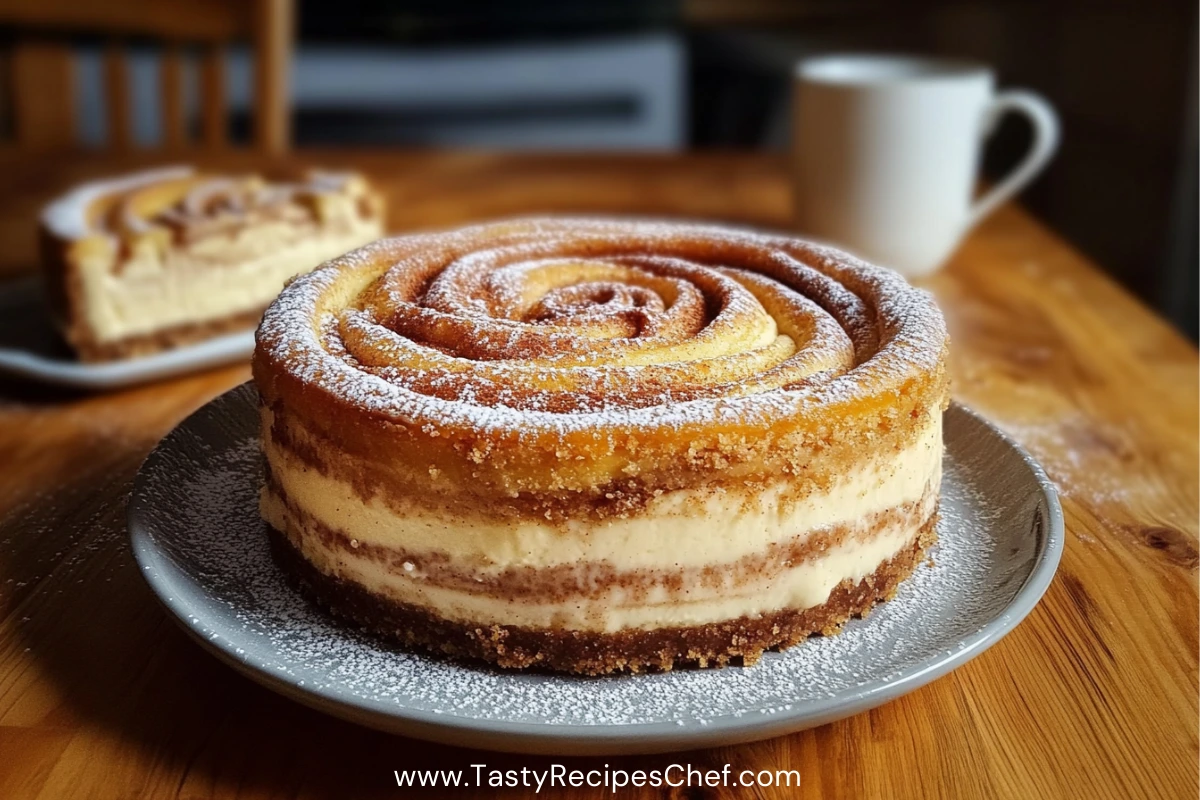 Honey Bun Cheesecake Recipe - Tasty Recipes Chef