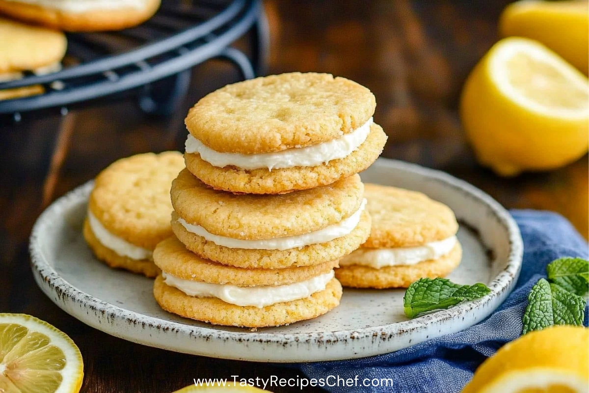 Lemon Cream Cookies Recipe - Tasty Recipes Chef