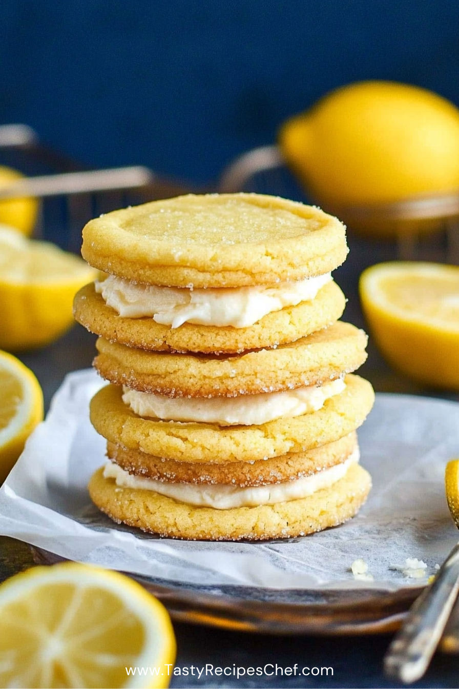 Lemon Cream Cookies Recipe - Tasty Recipes Chef