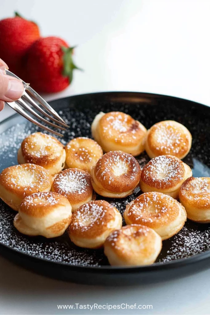 Traditional Dutch Poffertjes Recipe - Tasty Recipes Chef