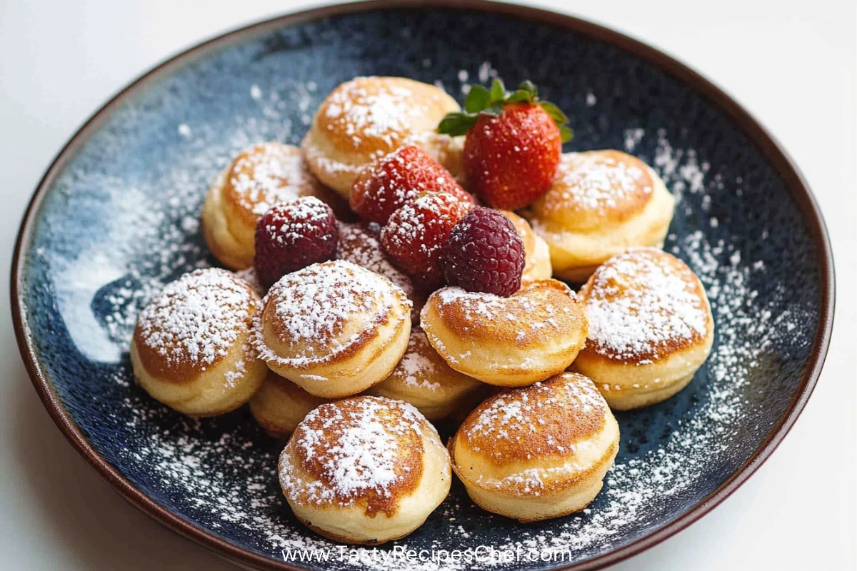 Traditional Dutch Poffertjes Recipe - Tasty Recipes Chef