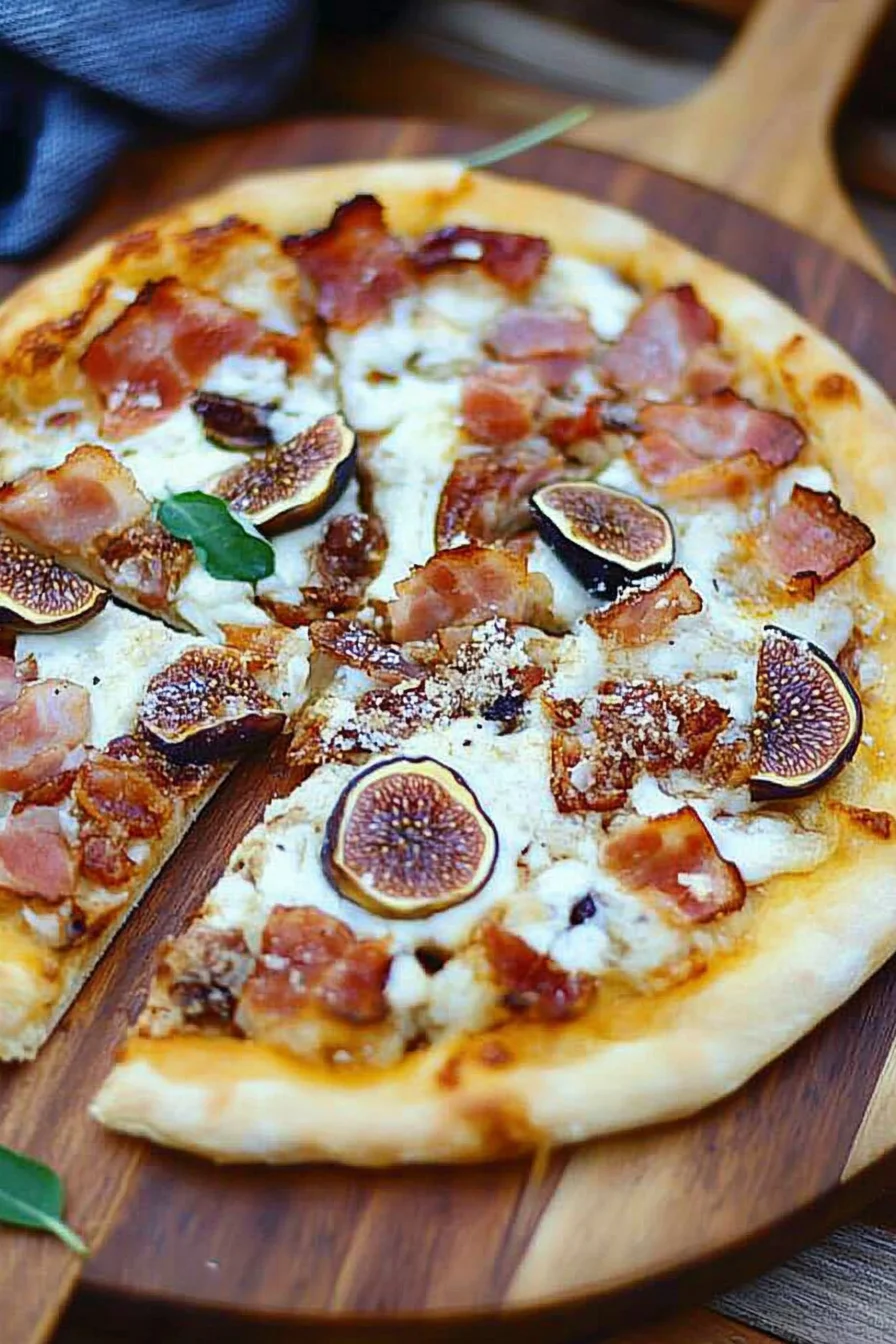 Bacon Fig Pizza - Tasty Recipes Chef