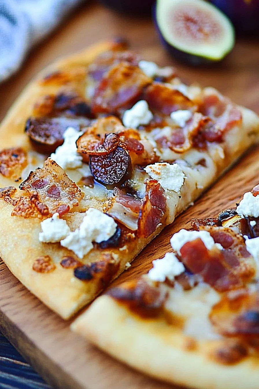 Bacon Fig Pizza - Tasty Recipes Chef