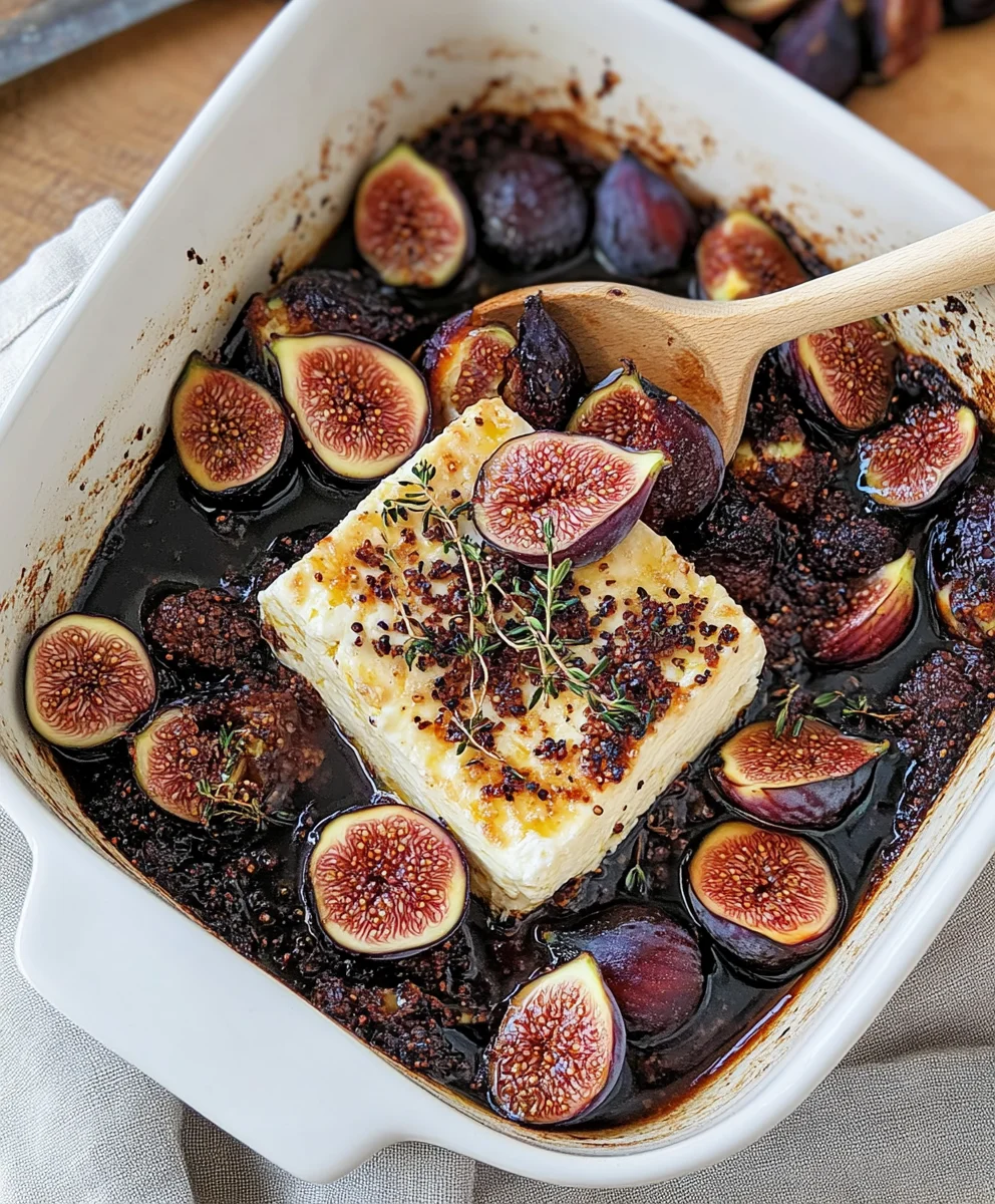Baked Feta and Figs - Tasty Recipes Chef