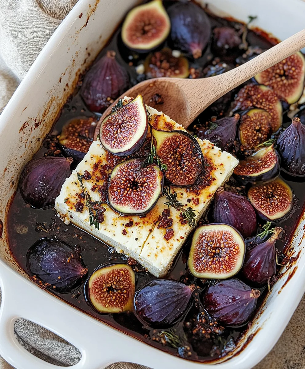 Baked Feta and Figs - Tasty Recipes Chef