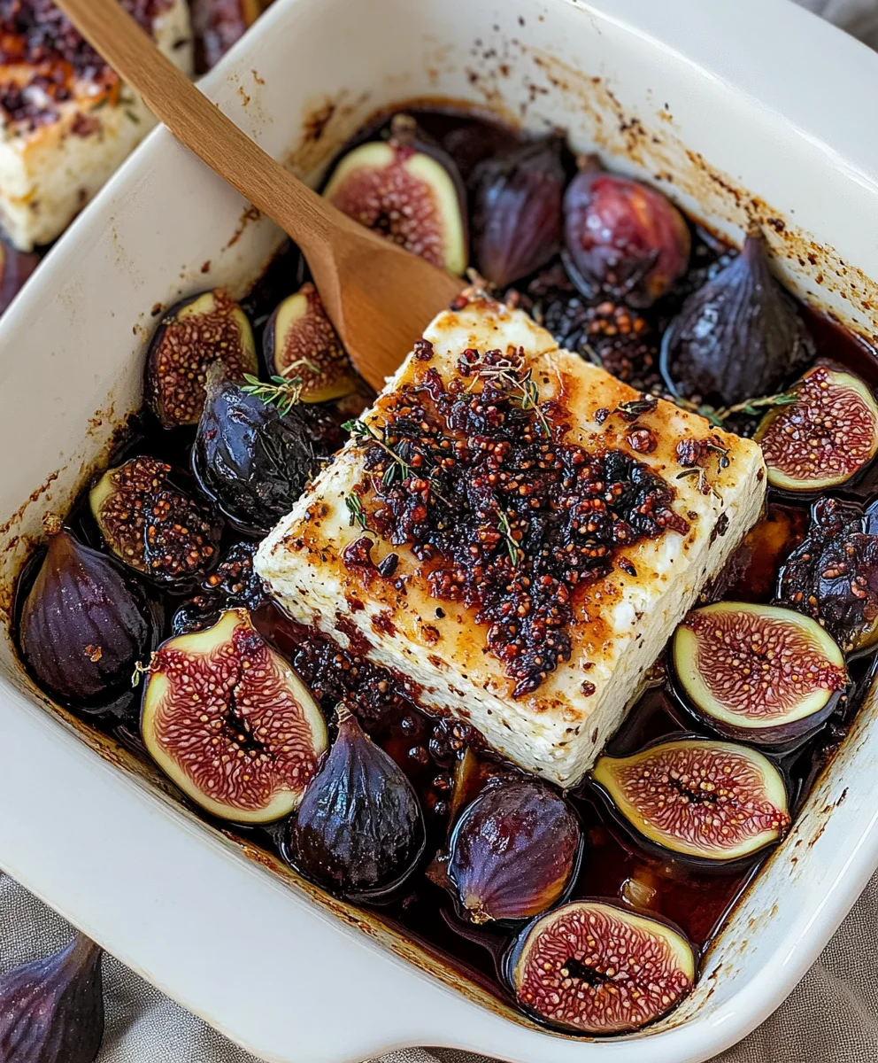 Baked Feta and Figs - Tasty Recipes Chef