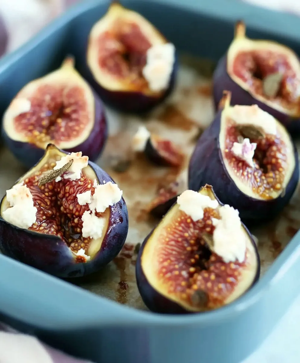 Baked Figs with Goat Cheese - Tasty Recipes Chef