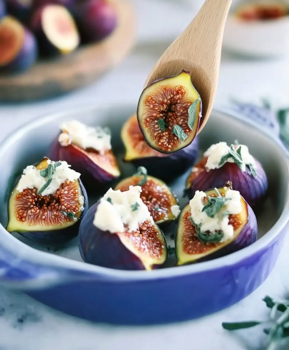 Baked Figs with Goat Cheese - Tasty Recipes Chef