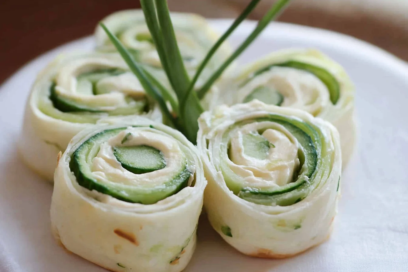 Cucumber & Cream Cheese Sandwich Rolls - Tasty Recipes Chef