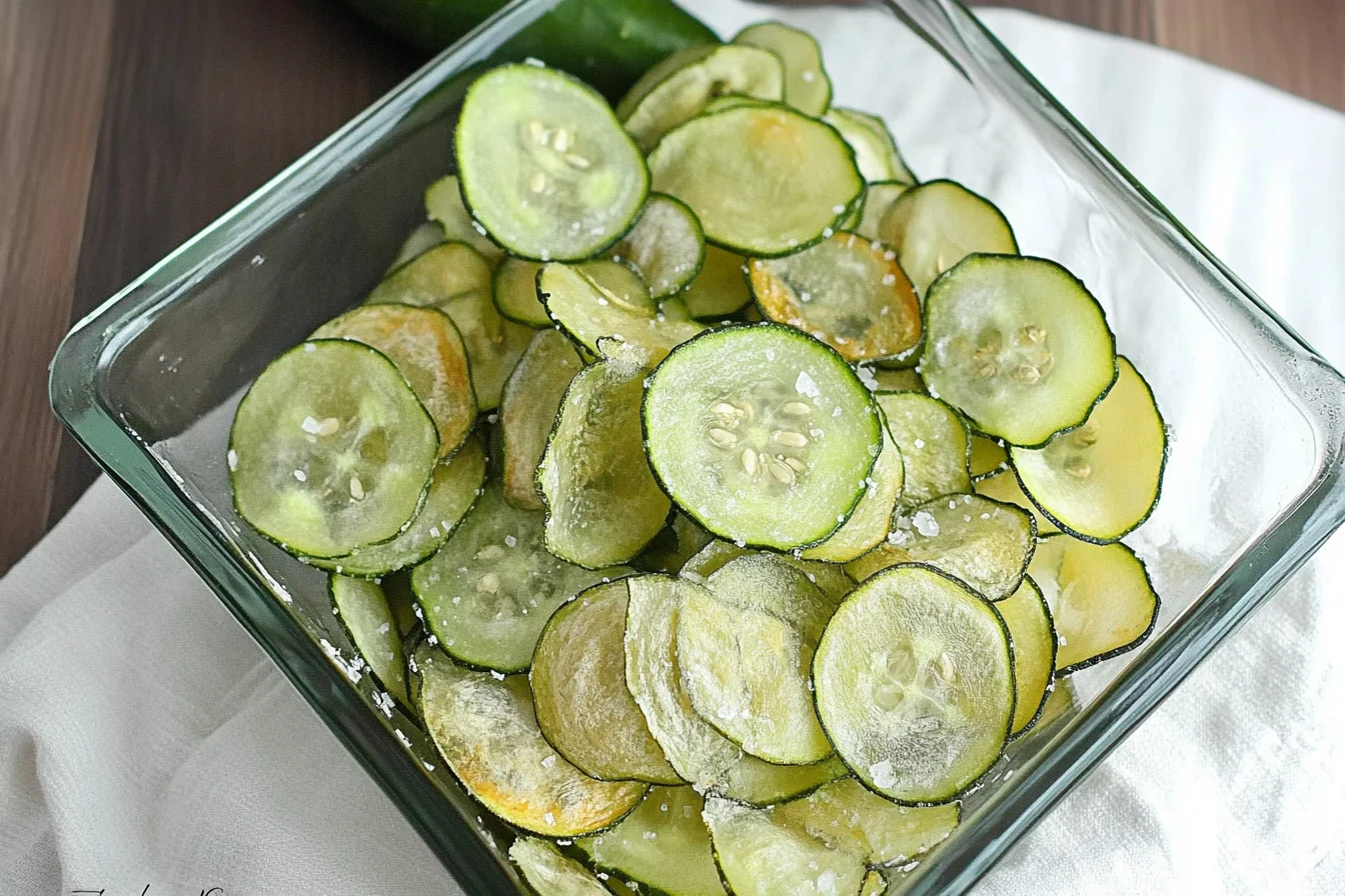 Cucumber Chips With Salt and Vinegar - Tasty Recipes Chef