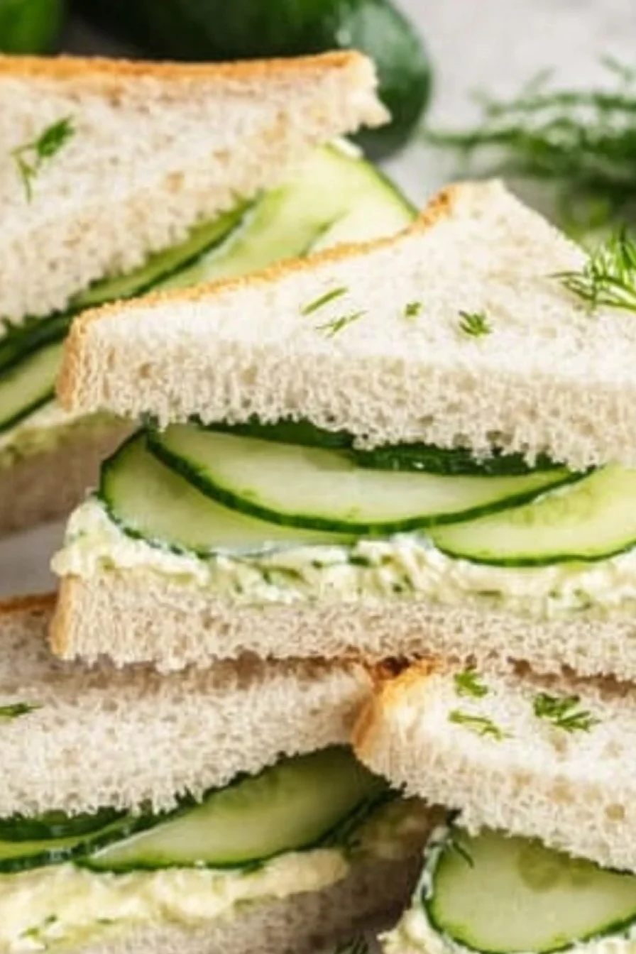 Cucumber Cream Cheese Sandwich - Tasty Recipes Chef