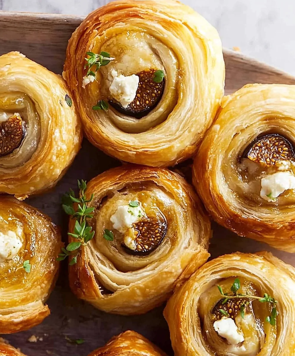 Fig & Goat Cheese Puff Pastry Roll - Tasty Recipes Chef