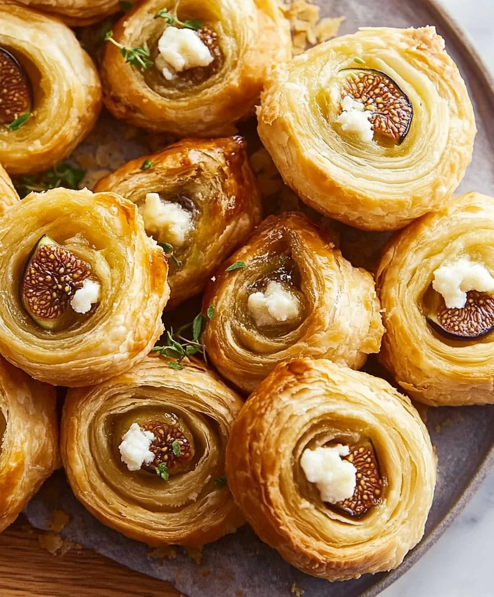 Fig & Goat Cheese Puff Pastry Roll - Tasty Recipes Chef