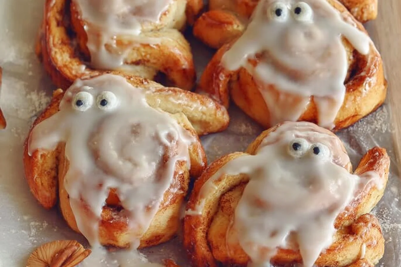 Ghost Cinnamon Rolls - Tasty Recipes Chef