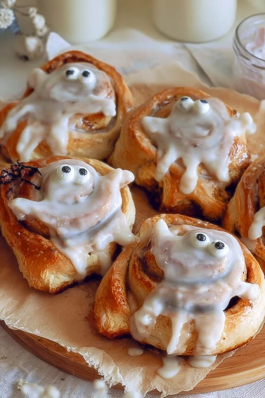 Ghost Cinnamon Rolls - Tasty Recipes Chef