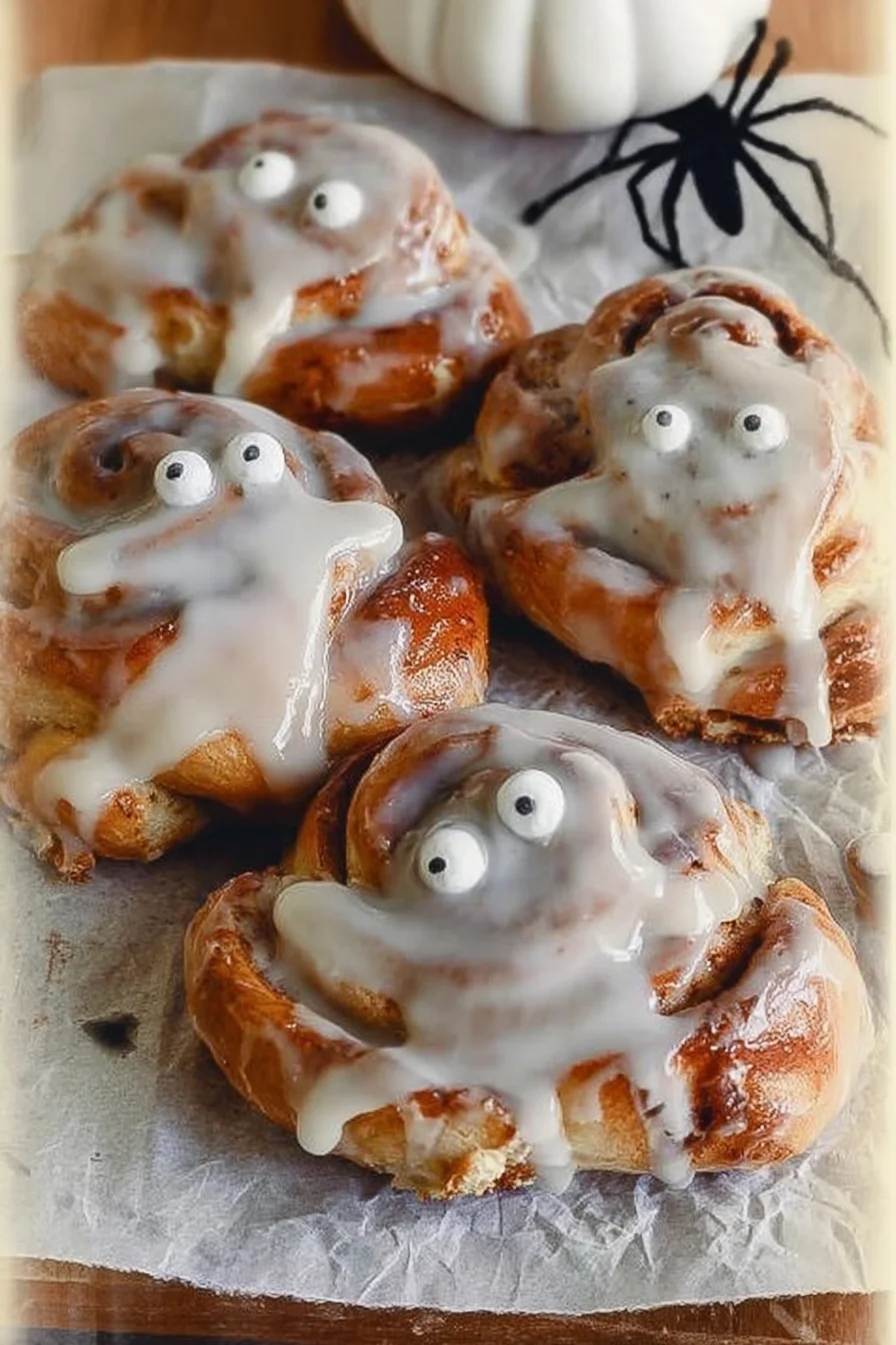 Ghost Cinnamon Rolls - Tasty Recipes Chef