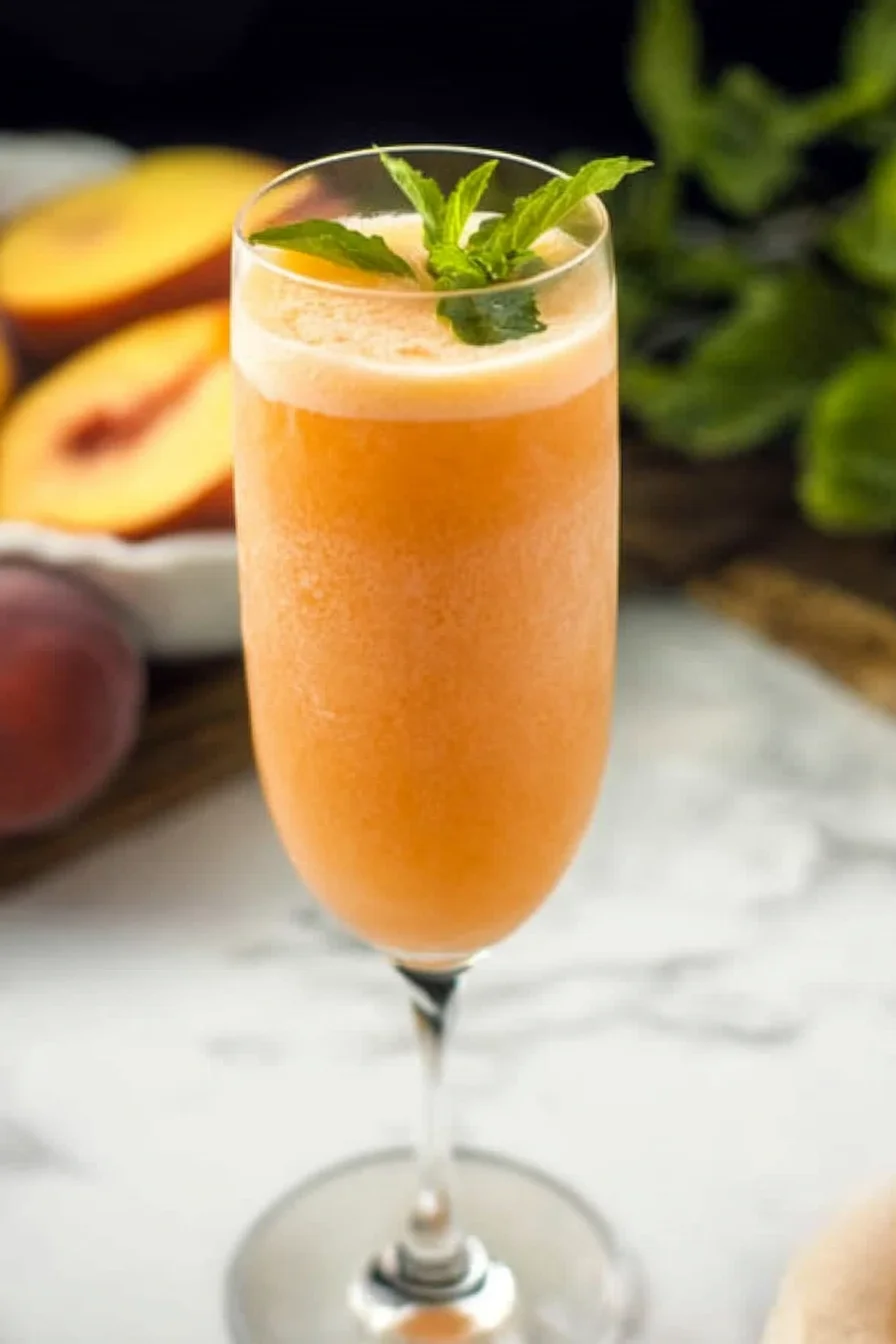 Peach Bellini Recipe - Tasty Recipes Chef