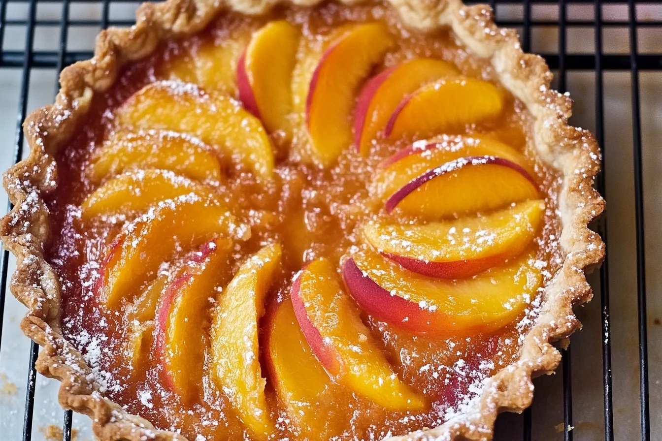 Peach Tart - Tasty Recipes Chef