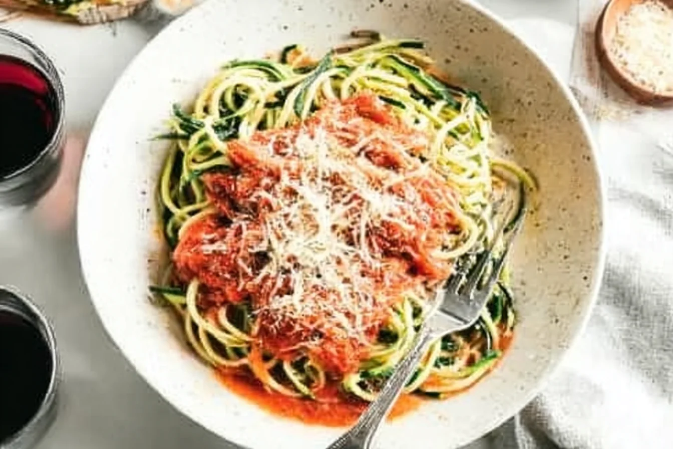 Zucchini Spaghetti Recipe - Tasty Recipes Chef